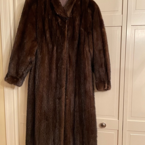 Jackets & Coats | Brown Authentic Mink Coat | Poshmark